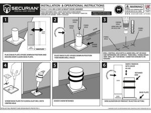 High-Grade Solid Aluminium Pin Door Jammer | Securian Industries