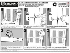 Precision Built Horizontal Door Security Bar | Securian Industires